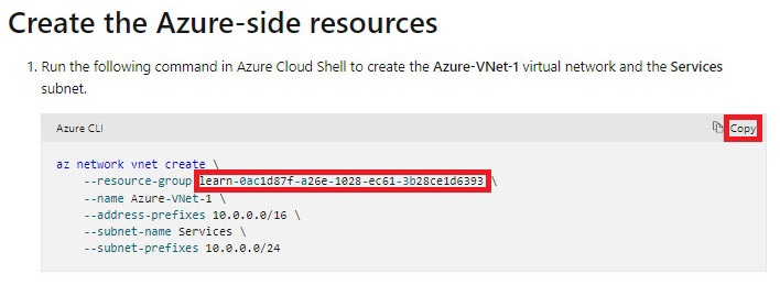 Need help doing my Az excercie on the SandBox - Microsoft Q&A