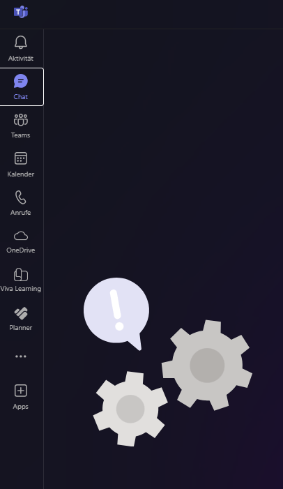 Chat und Teams wird nach dem Aktuellen Update nicht mehr angezeigt ...