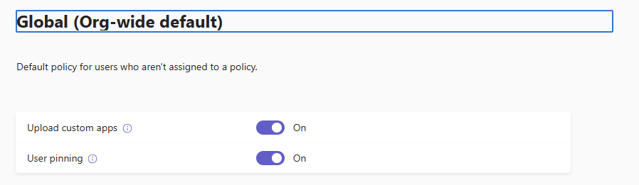 Unable to upload custom apps in Microsoft Teams, even as an administrator. - Microsoft Q&A