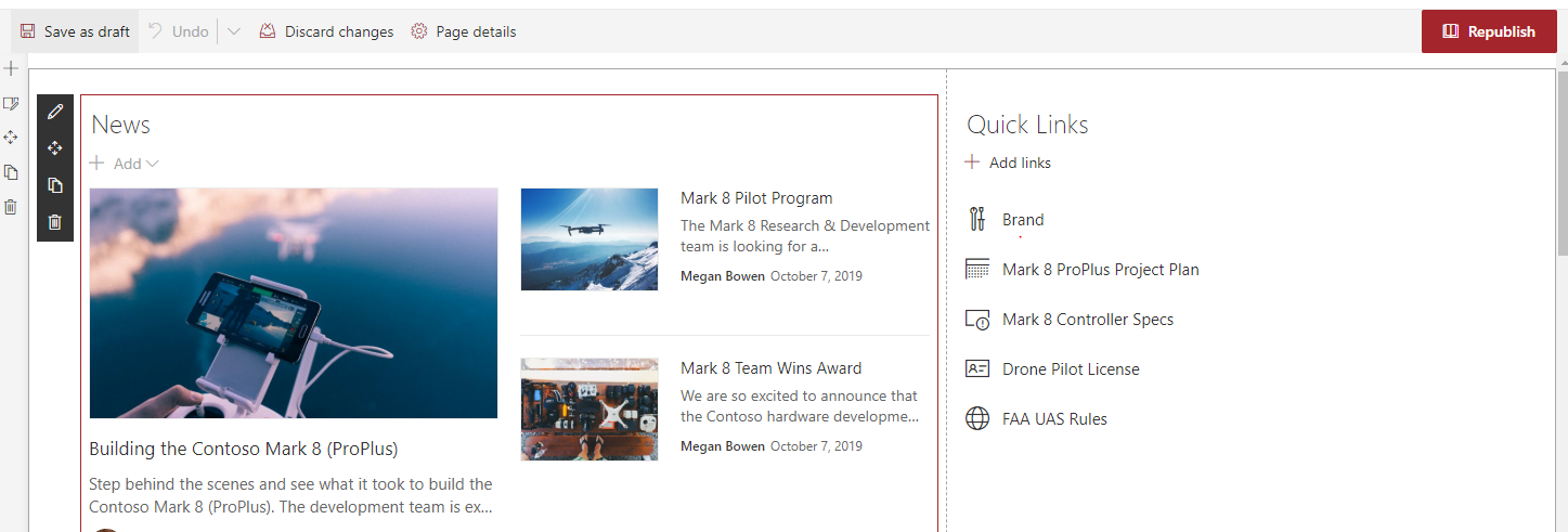SharePoint Republish Button Disappearing - Microsoft Q&A