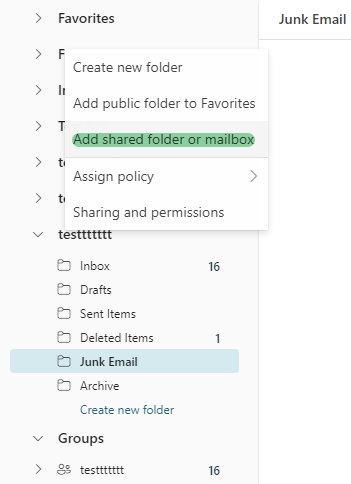 How can I view the email that was sent to my group's junk folder ...