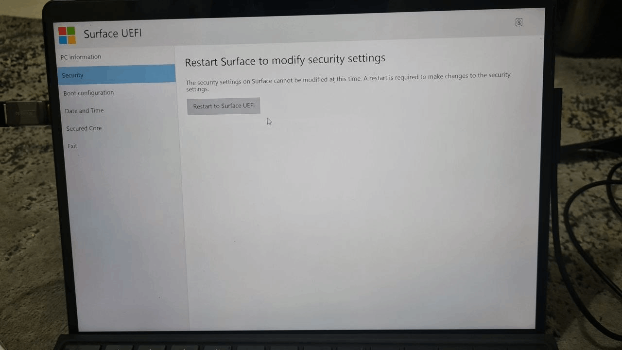 surface pro 9 battery limit can't be turned off in UEFI - Microsoft Q&A