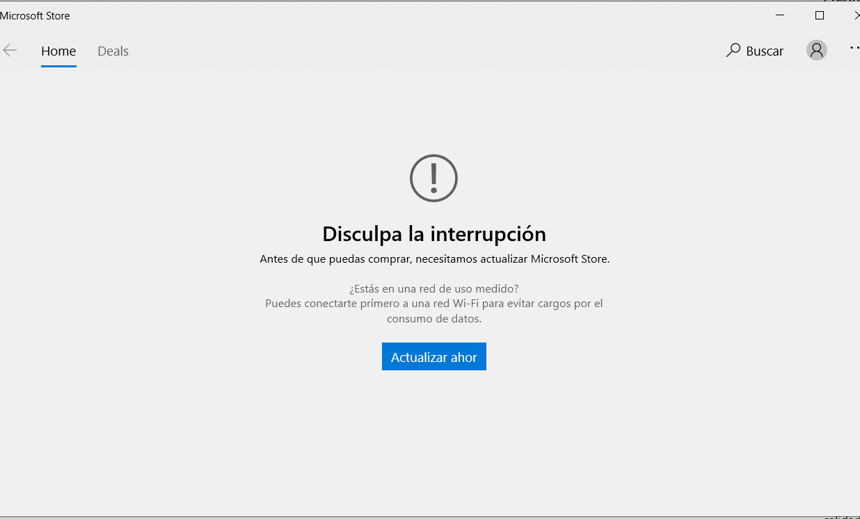 Mi microsoft store no actualiza - Microsoft Q&A