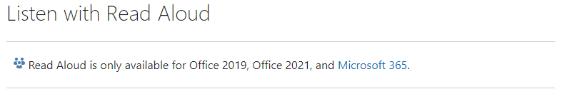 Trouble changing voice in Read Aloud feature in Word - Microsoft Q&A