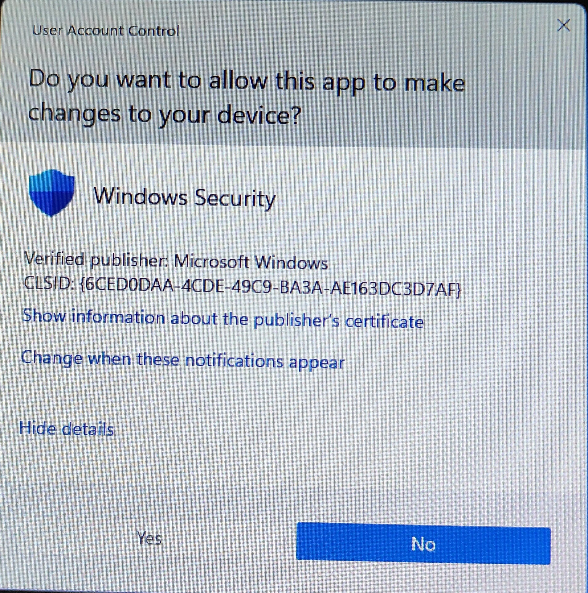 Unclear Defender Warning - what happens after I click on the warning ...