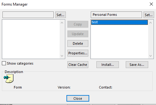 Remove Form Outlook 365 - Microsoft Q&A