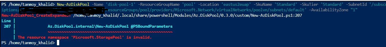 Need to create Disk pools in Azure - Microsoft Q&A