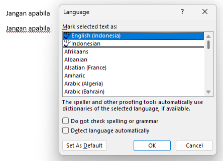 Proofing Language Keep Changing - Microsoft Q&A