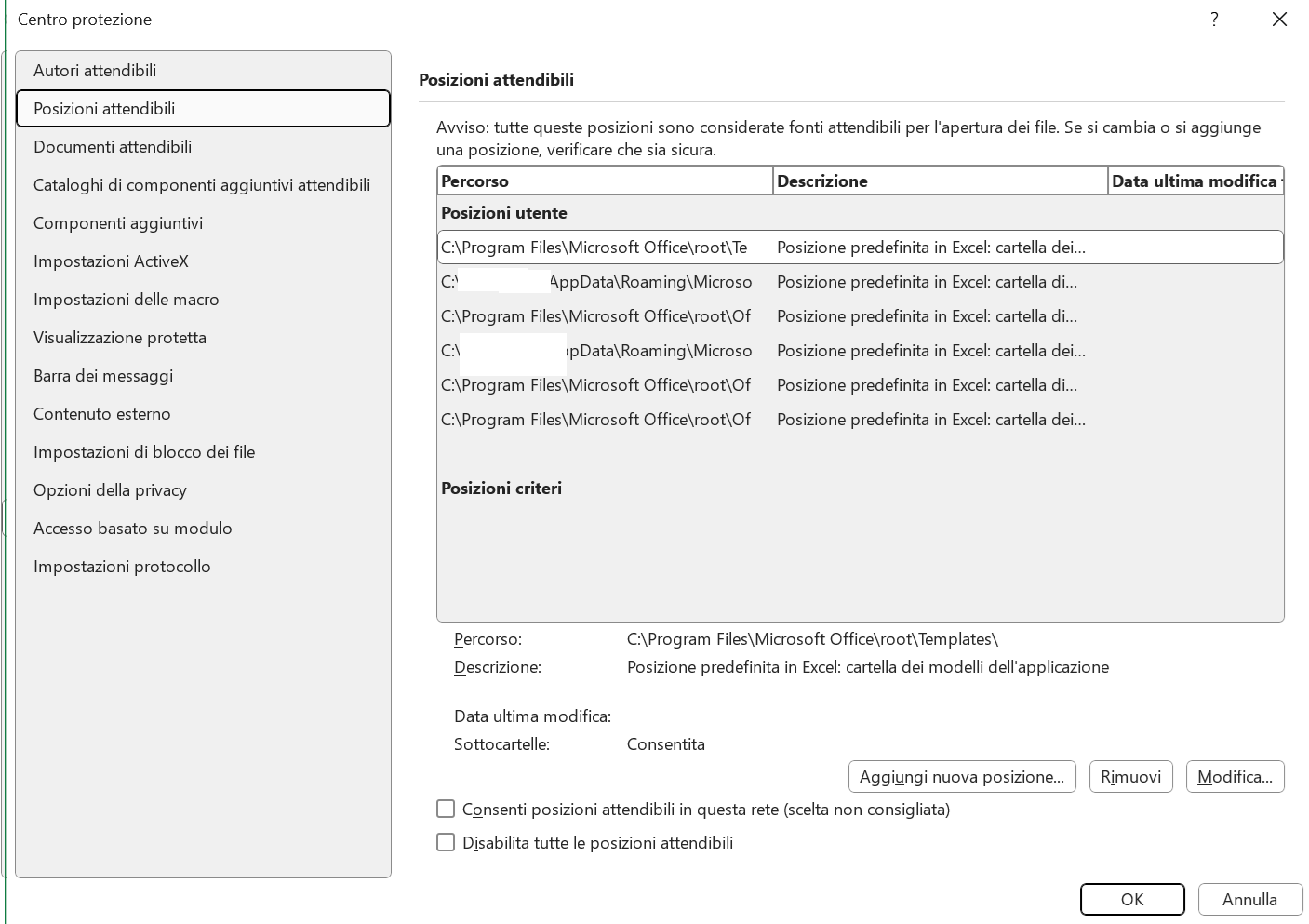 attivazione delle macro su file excel - Microsoft Q&A