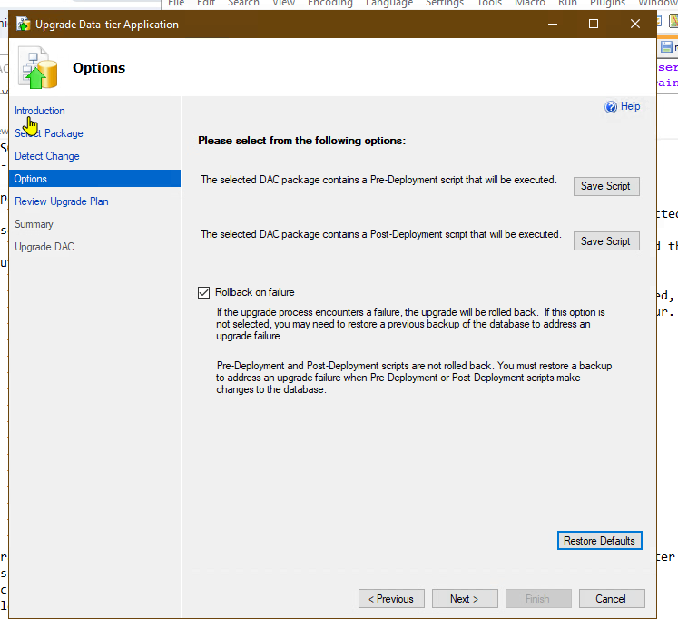 Error of Dacpac deployment via SSMS failed: Cannot alter the role db_owner - Microsoft Q&A