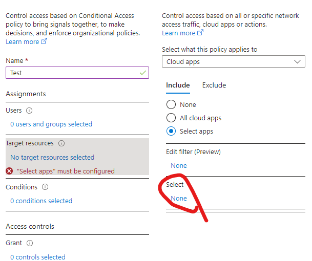 I want to provide particular enterprise application access - Microsoft Q&A