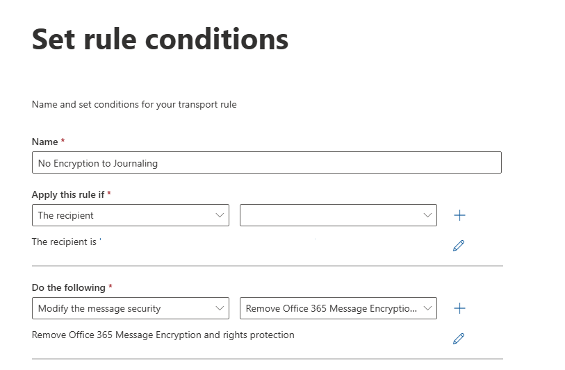 Bypass Encryption before journaling - Microsoft Q&A