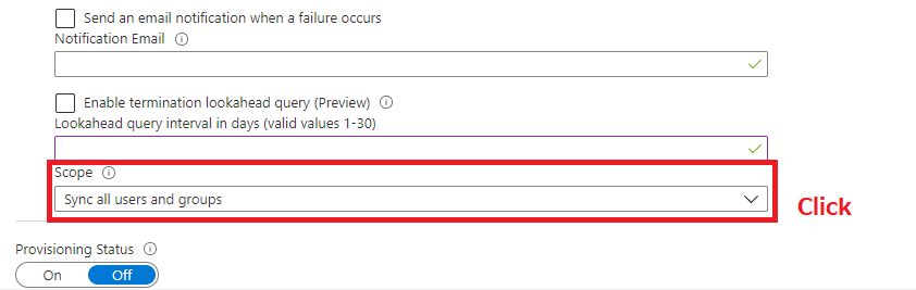 Provisioning Scope Setting is no longer displayed in Microsoft Entra ID ...
