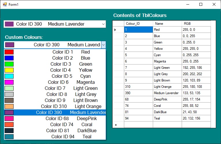 In Is It Possible To Left Justify The Text In A Custom Combobox Microsoft Qanda