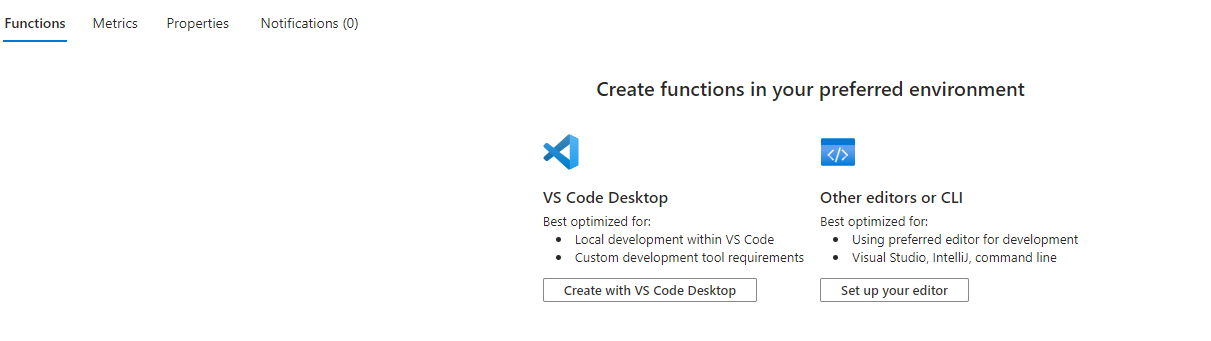 Azure failure - deploy from VS code and creating new http trigger functions - Microsoft Q&A
