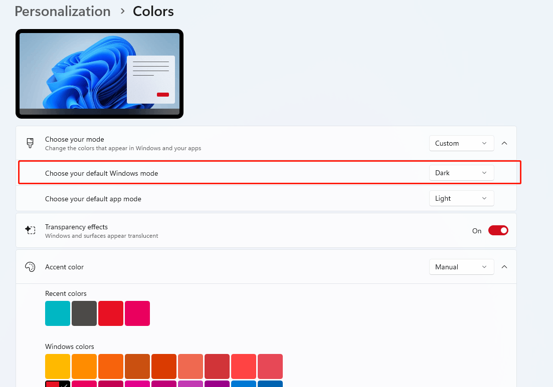 Task bar color - Microsoft Q&A