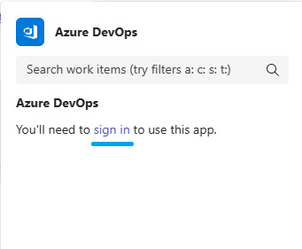 Linking an Azure DevOps workitem in a chat suddenly stopped working ...