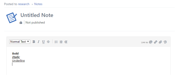 Using bold and underline content in Yammer - Microsoft Q&A