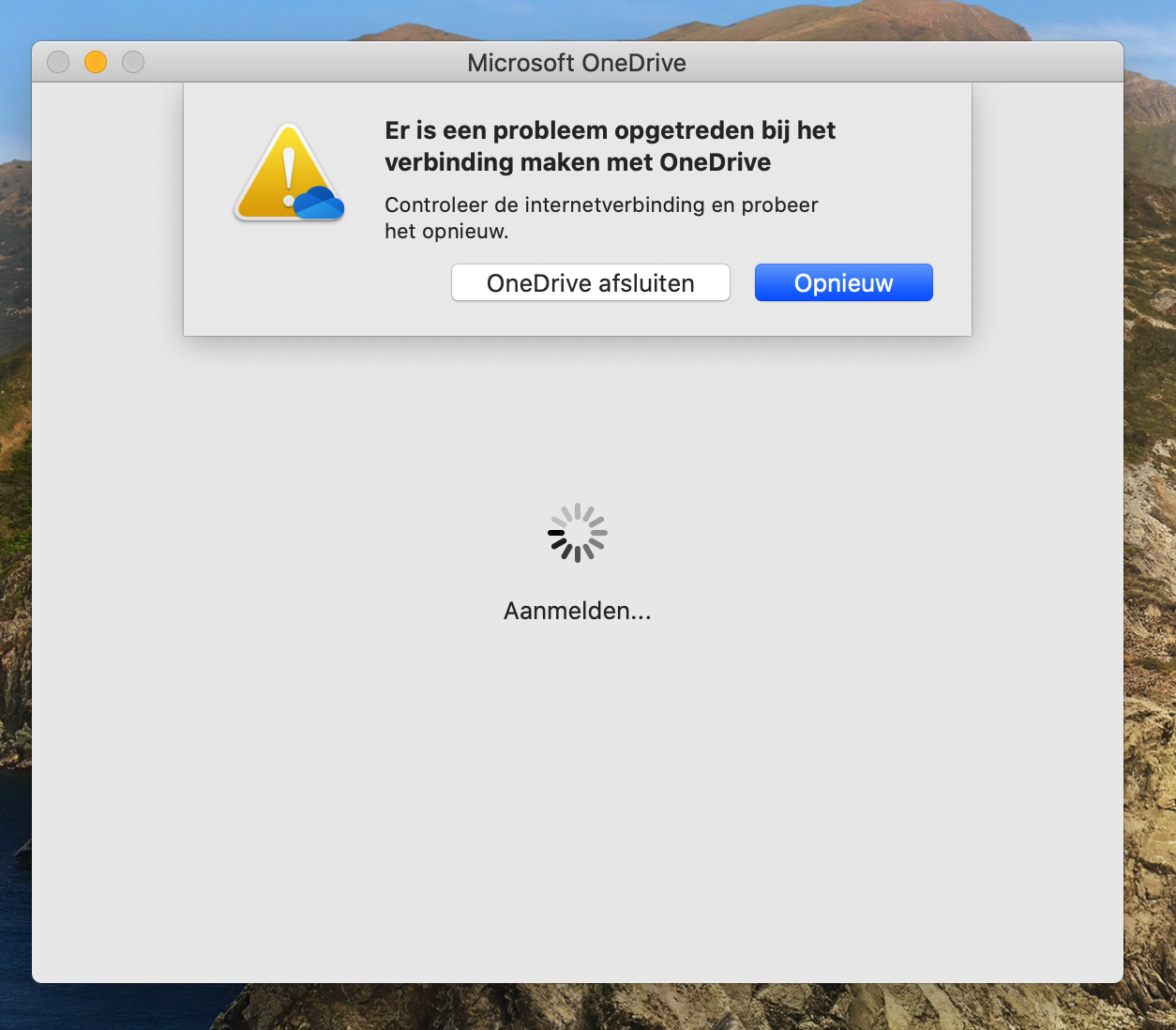 Unable to connect to Onedrive Business - Microsoft Q&A
