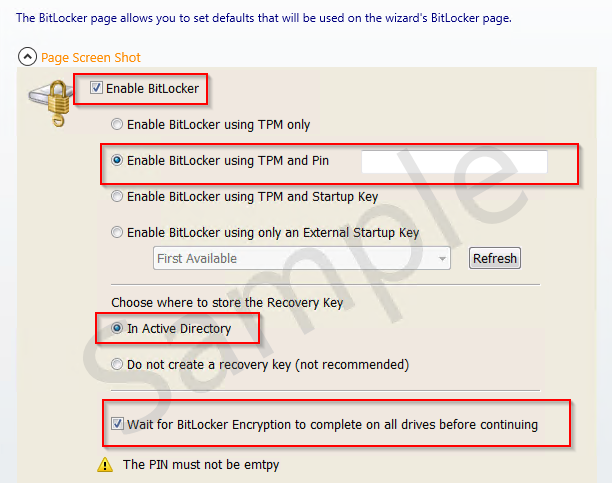 UDI Designer and TS and bitlocker issue with SCCM - Microsoft Q&A