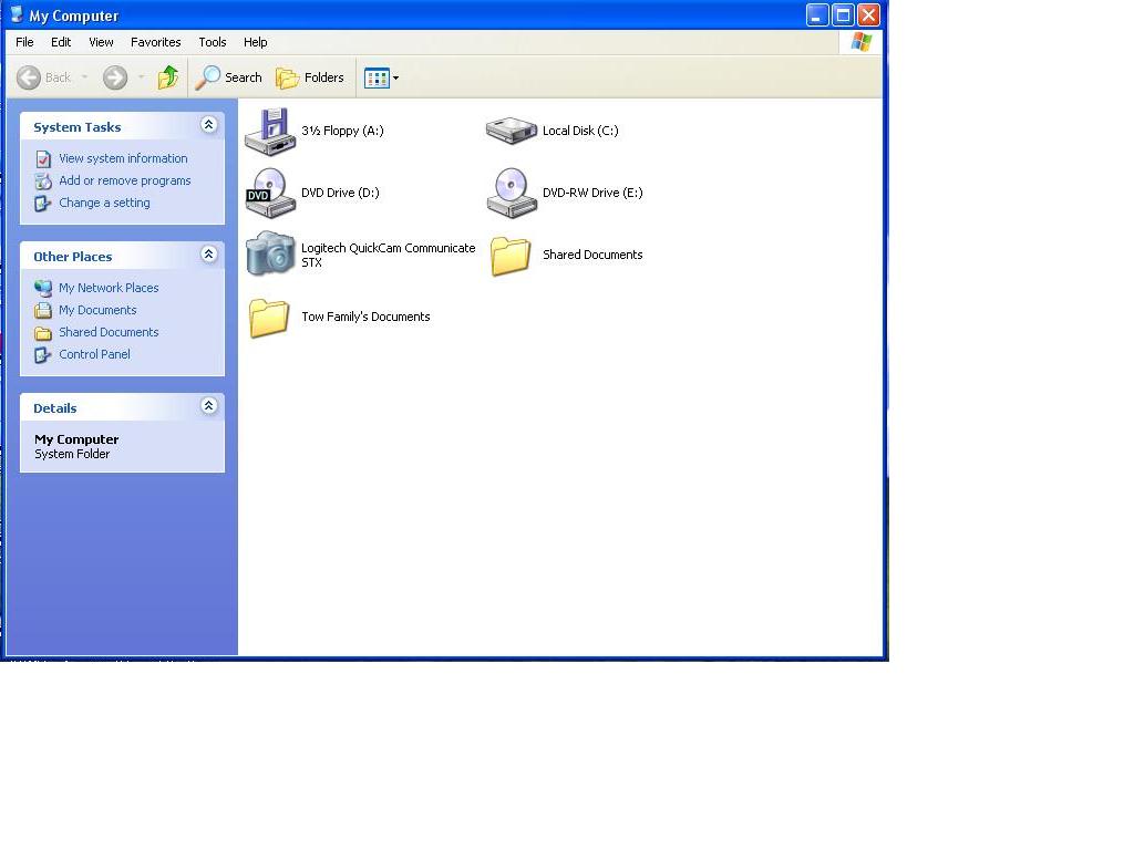 How to restore My Computer folder contents back to the default format ...