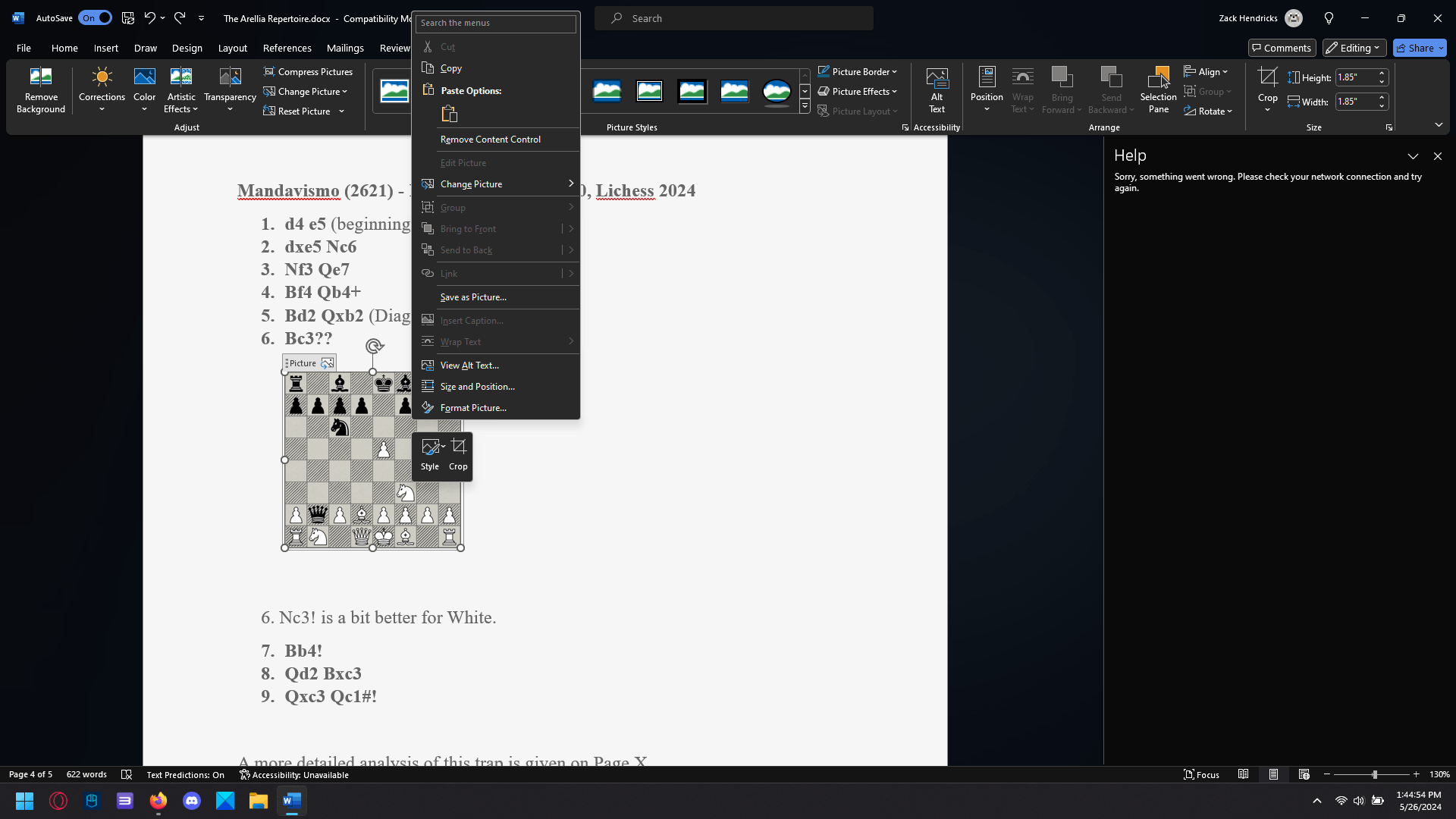 "Insert Caption" button greyed out in menu - Microsoft Q&A