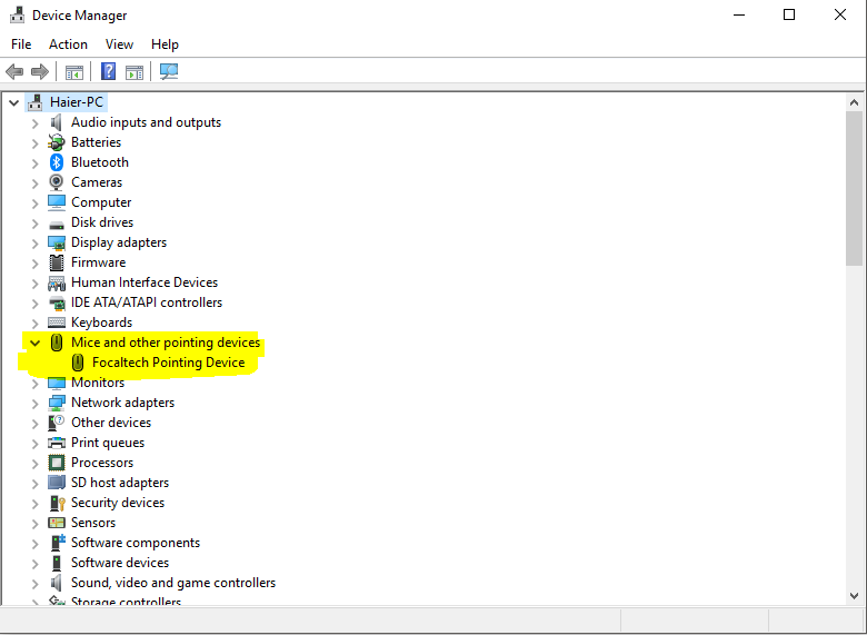 Haier Y11c Laptop's Touch pad smart gestures not working. - Microsoft Q&A