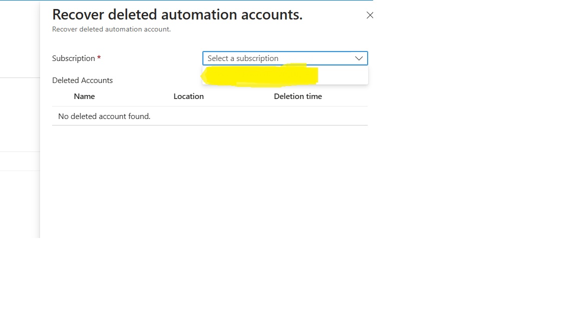 Maximum number of Accounts reached. If Deleted recently, please restore ...