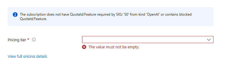 Issue with Azure OpenAI Service Deployment on Student Subscription ...