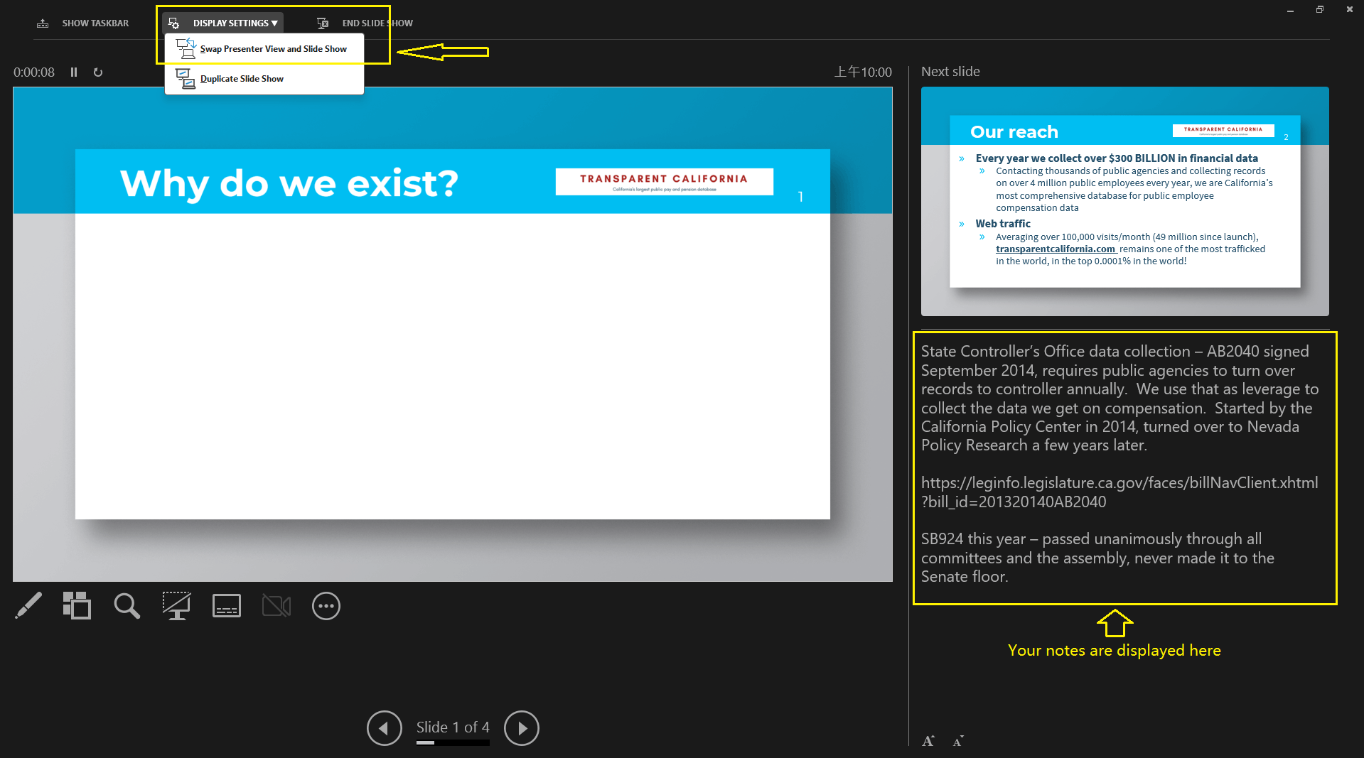 PowerPoint 2021 showing some notes in Outline View but not all - how to ...