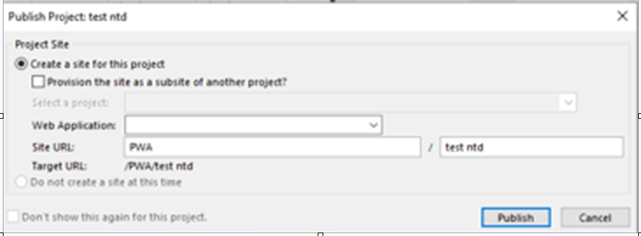 Not able to publish a project from PWA to Project 2016. - Microsoft Q&A Not able to publish a project from PWA to Project 2016. - Microsoft Q&A