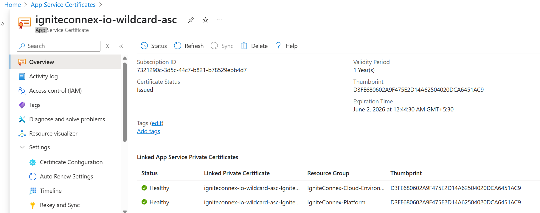 Issues with using renewed SSL certificate After Auto Renewal of ...