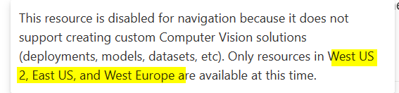 Azure Computer VIsion - Face unable to load examples or pictures ...