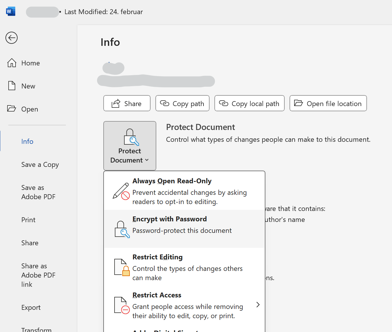 word document beveiligen met wachtwoord in windows 11 - Microsoft Q&A
