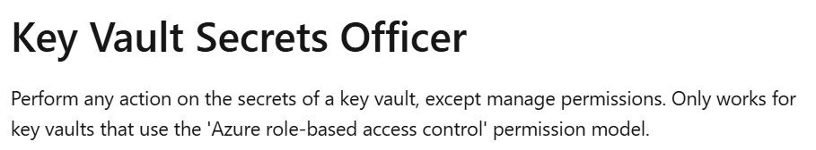 I can not crate secrets in my key vault - Microsoft Q&A