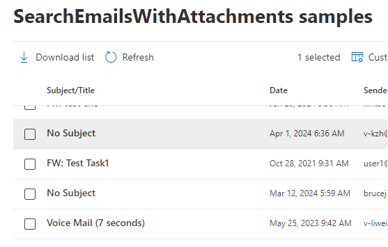 Detailed report for all outgoing and incoming messages in Mailbox ...