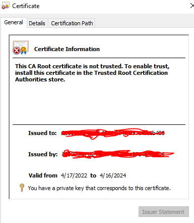 Errors when trying to Renew Azure AD MFA Extension Certificates ...