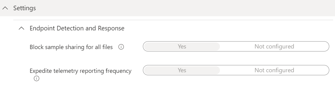 Endpoint detection and response profile won't deploy correctly - Microsoft Q&A