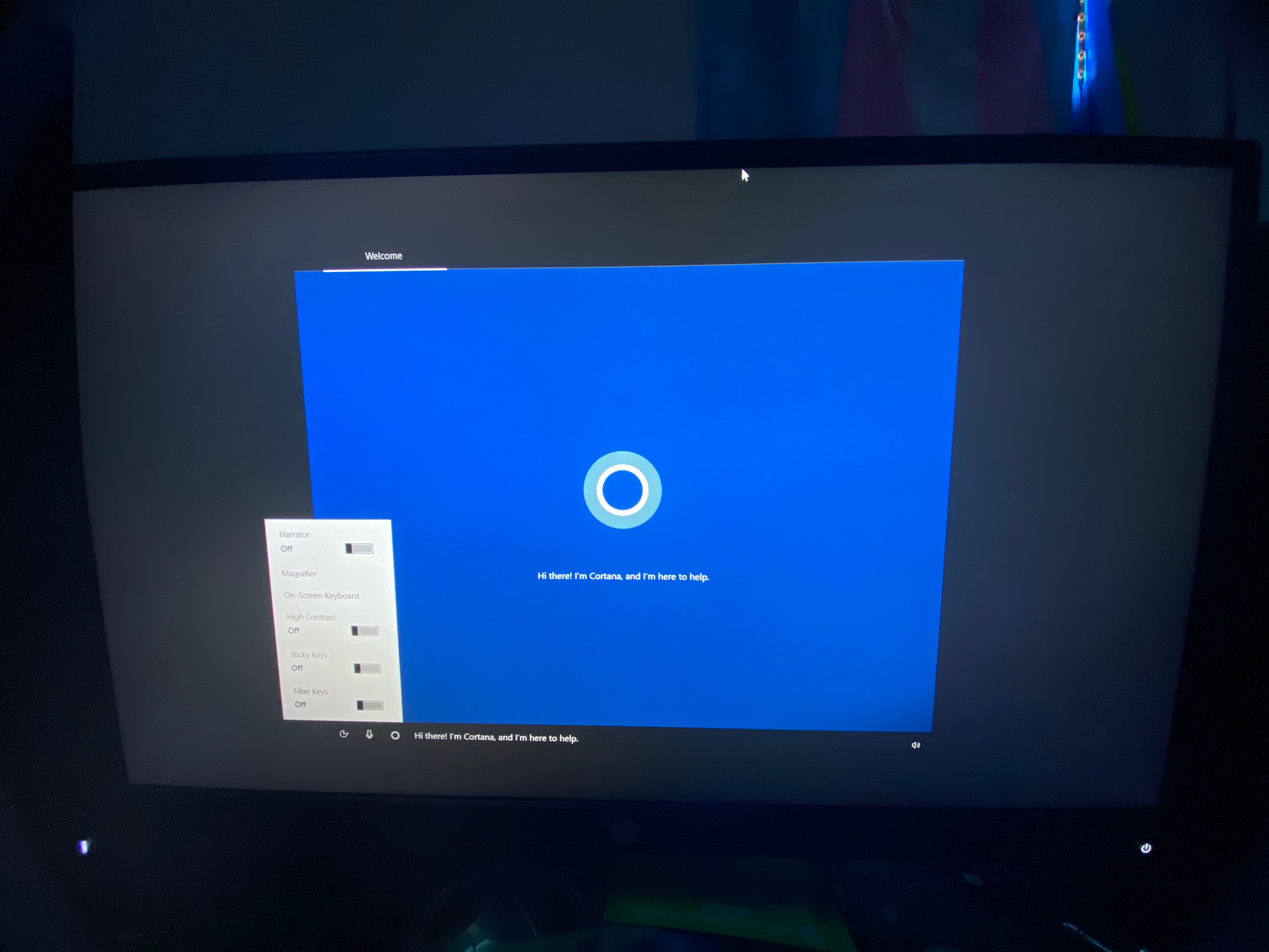My computer has been stuck on the “Hi there! I’m Cortana, and I’m here to help.” screen for over ...