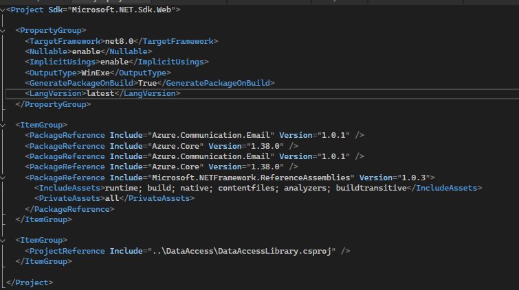 Getting The Following Error When Deploying A Blazor Server App Using Deployment Center Azure