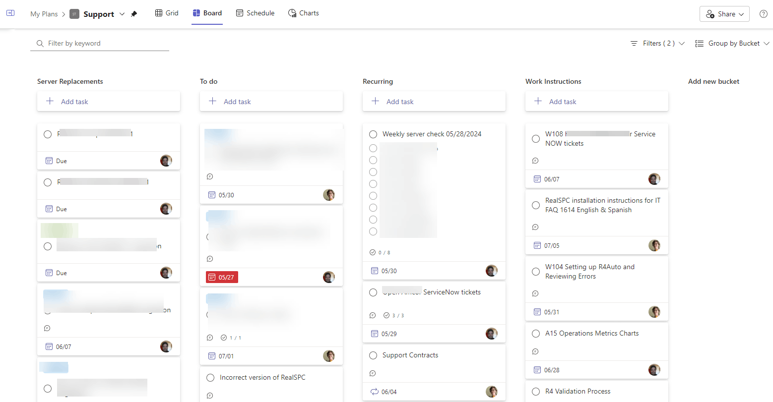 Planner - how to sort Board grouped by Bucket so tasks show in a logical order - Microsoft Q&A