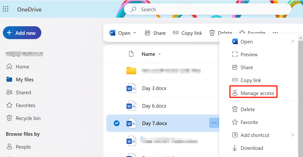 Sharepoint / OneDrive Access Control - Microsoft Q&A