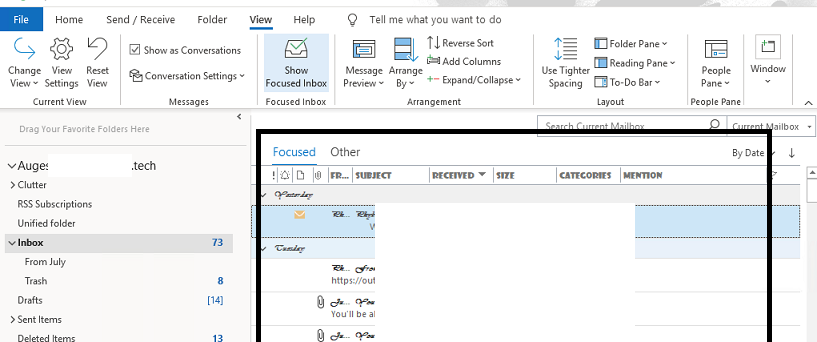 Separate inboxes, how to enable separate layout/view settings? Outlook - Microsoft Q&A