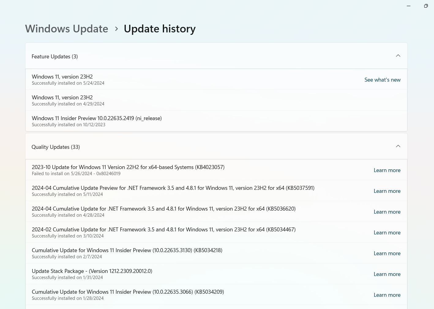 Windows making me install Windows 11 23H2 even though I'm already ...