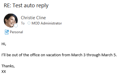 OUTLOOK - I want to "Create an automatic reply" BUT with a custom ...