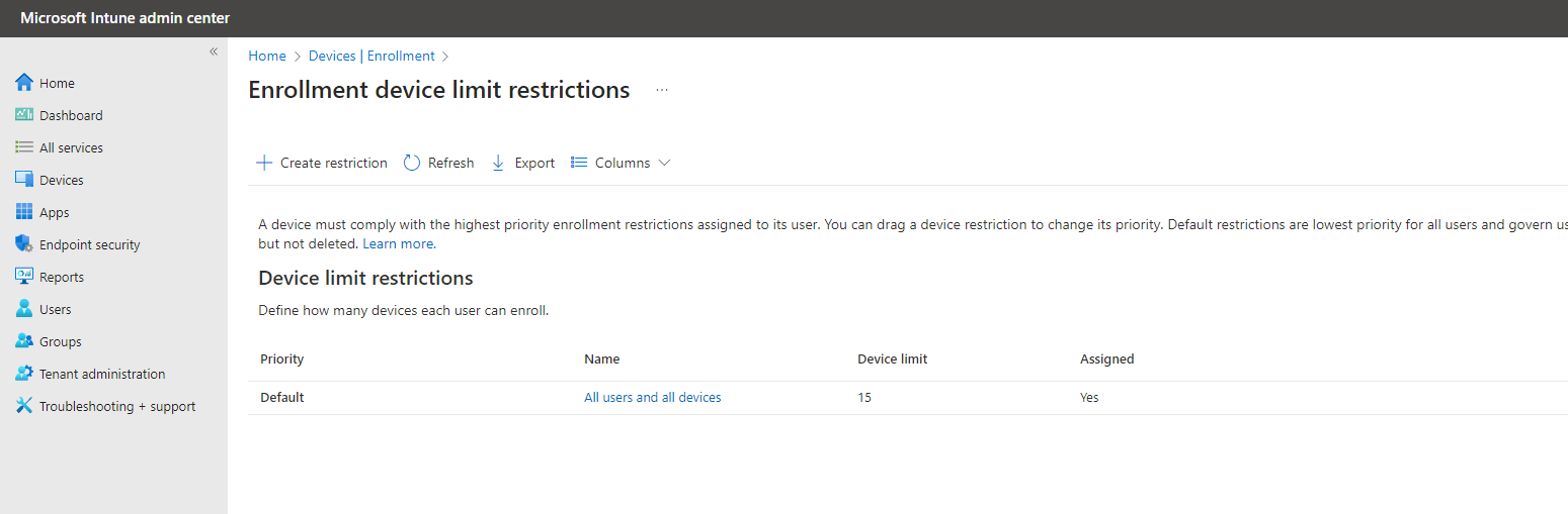 Can i set maximum of device for M365 Login? - Microsoft Q&A
