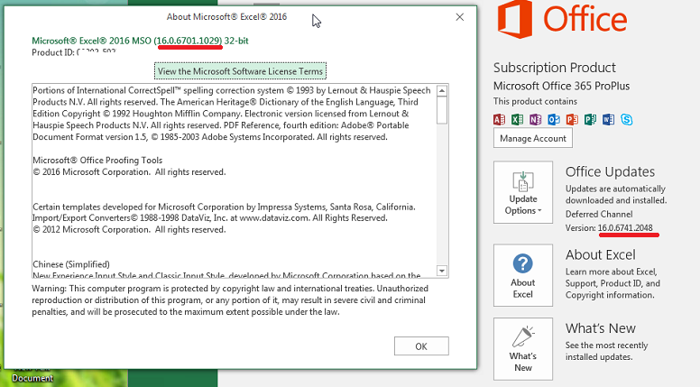 Office 365 Version Microsoft Q A