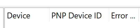 Windows 10 pnp device id error - Microsoft Q&A