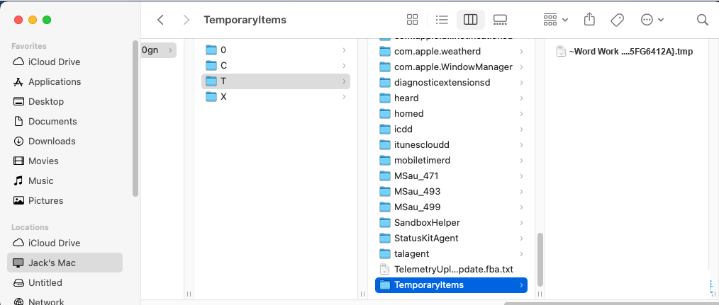 My computer crashed while working on a word document, I did not have autosave on nor was any ...