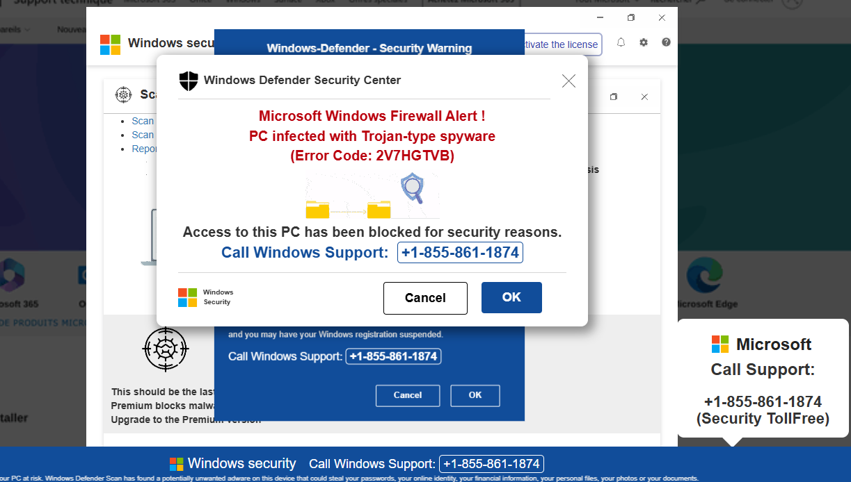 How to i get rid of a window scam screen that keeps popping up ...